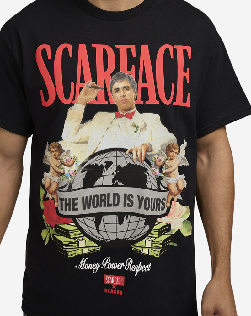 Shop Graphic Tees Scarface World Tee FJ24-23 black | SNIPES USA