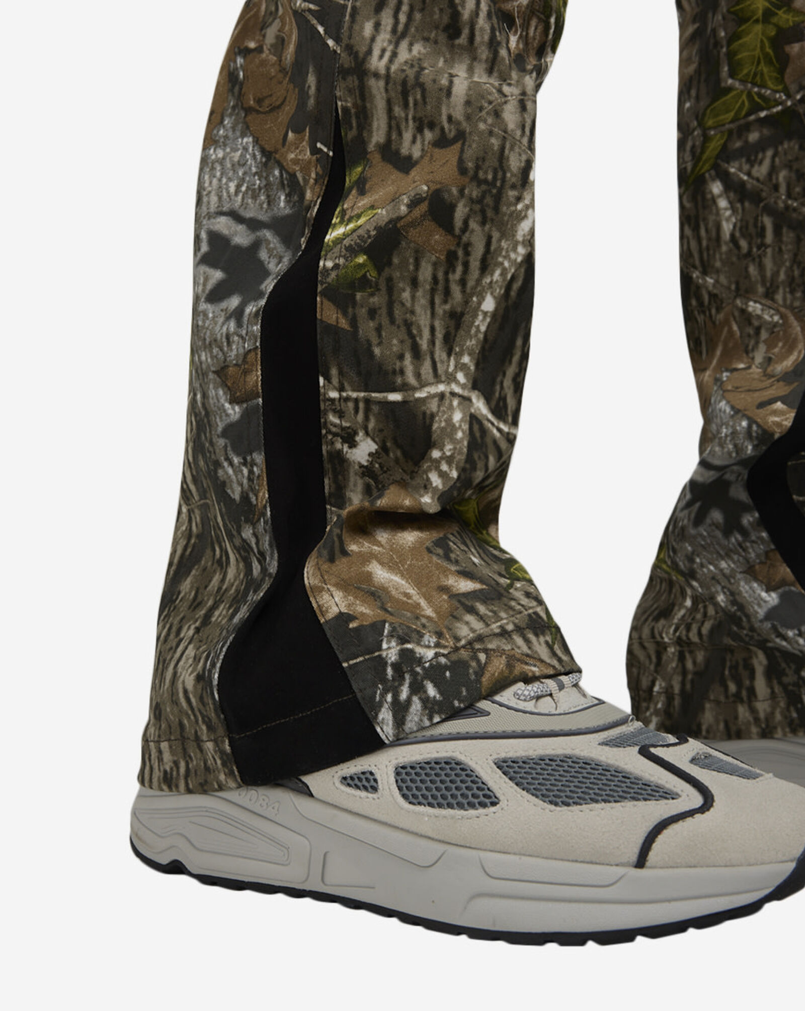 Shop American Stitch Dojo Stacked Flare Pants FW23B425-REA camo ...