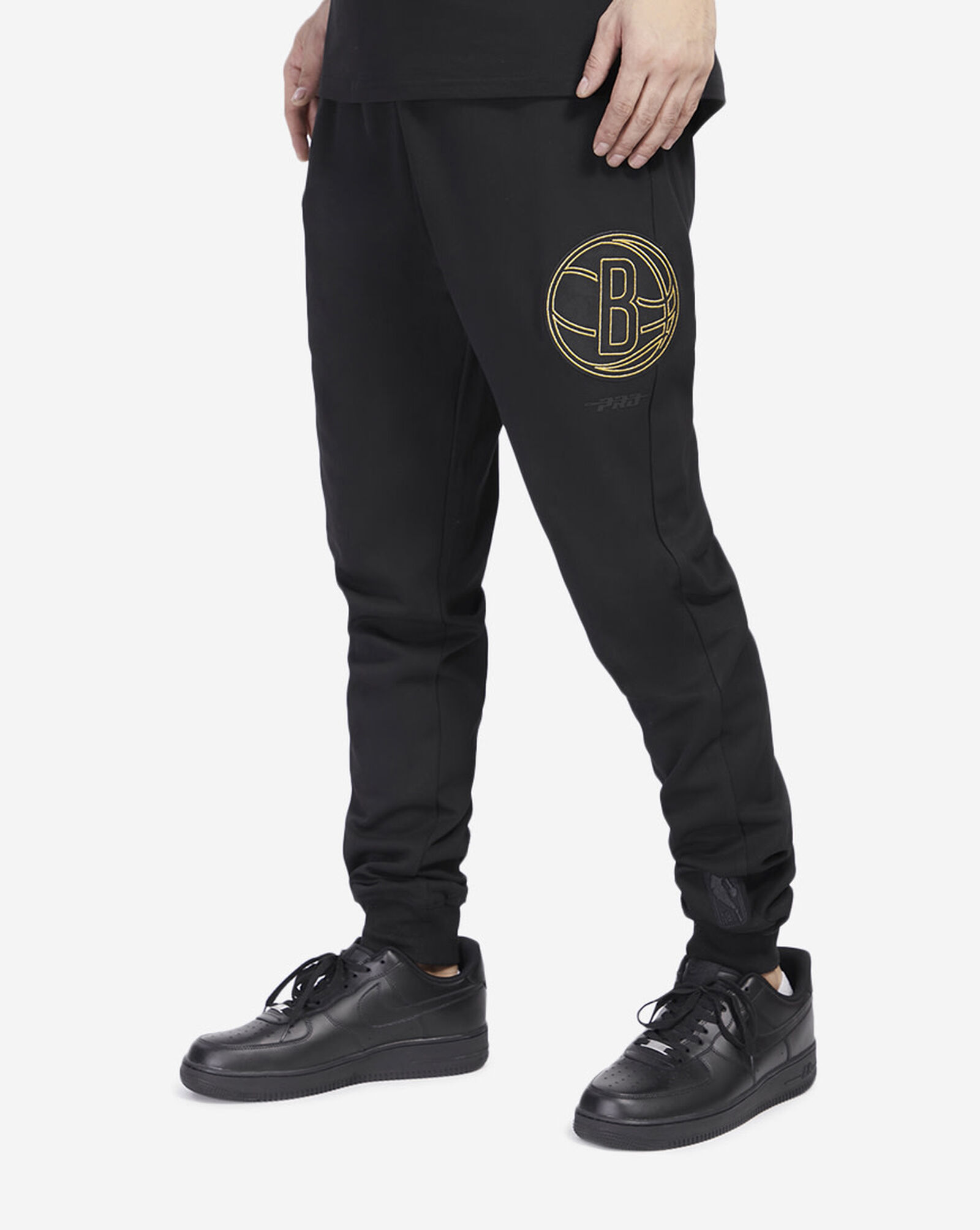 Shop PRO STANDARD Black and Gold Brooklyn Nets Joggers BBN4513686-BLK ...