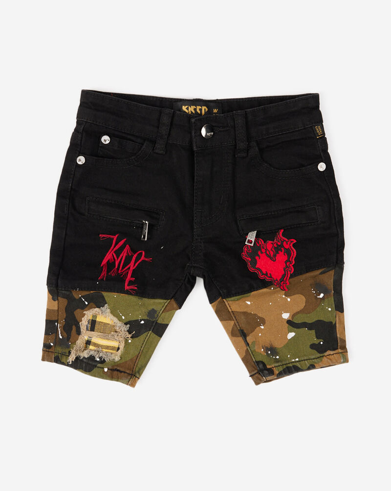 Shop Kleep Toddler Embellished Short KSP4100KFIKE black | SNIPES USA