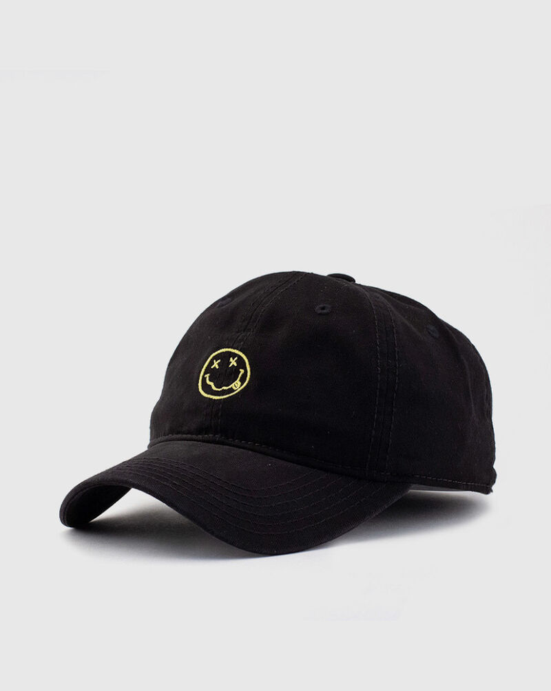 nirvana smiley logo hat