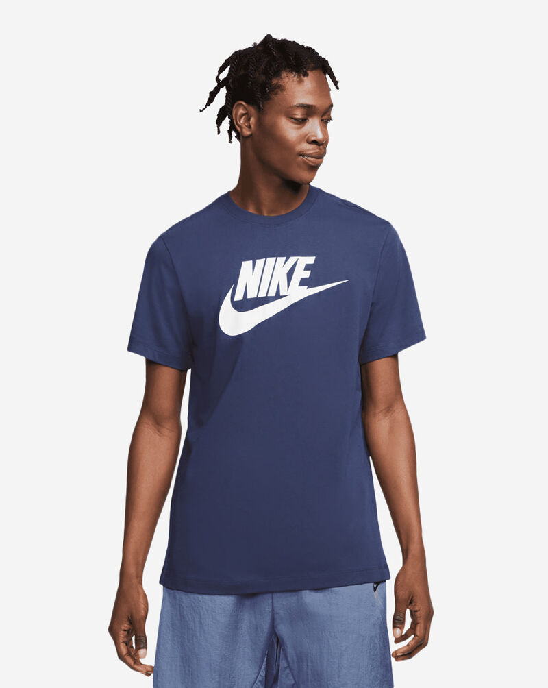 Shop Nike NSW Icon Futura Tee AR5004-411 blue | SNIPES USA