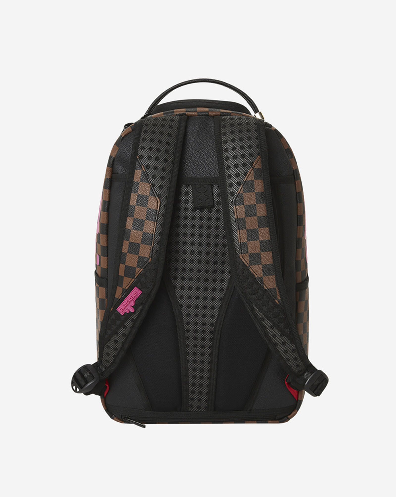 Shop Sprayground Pink Check Drip Backpack B5077 brown | SNIPES USA