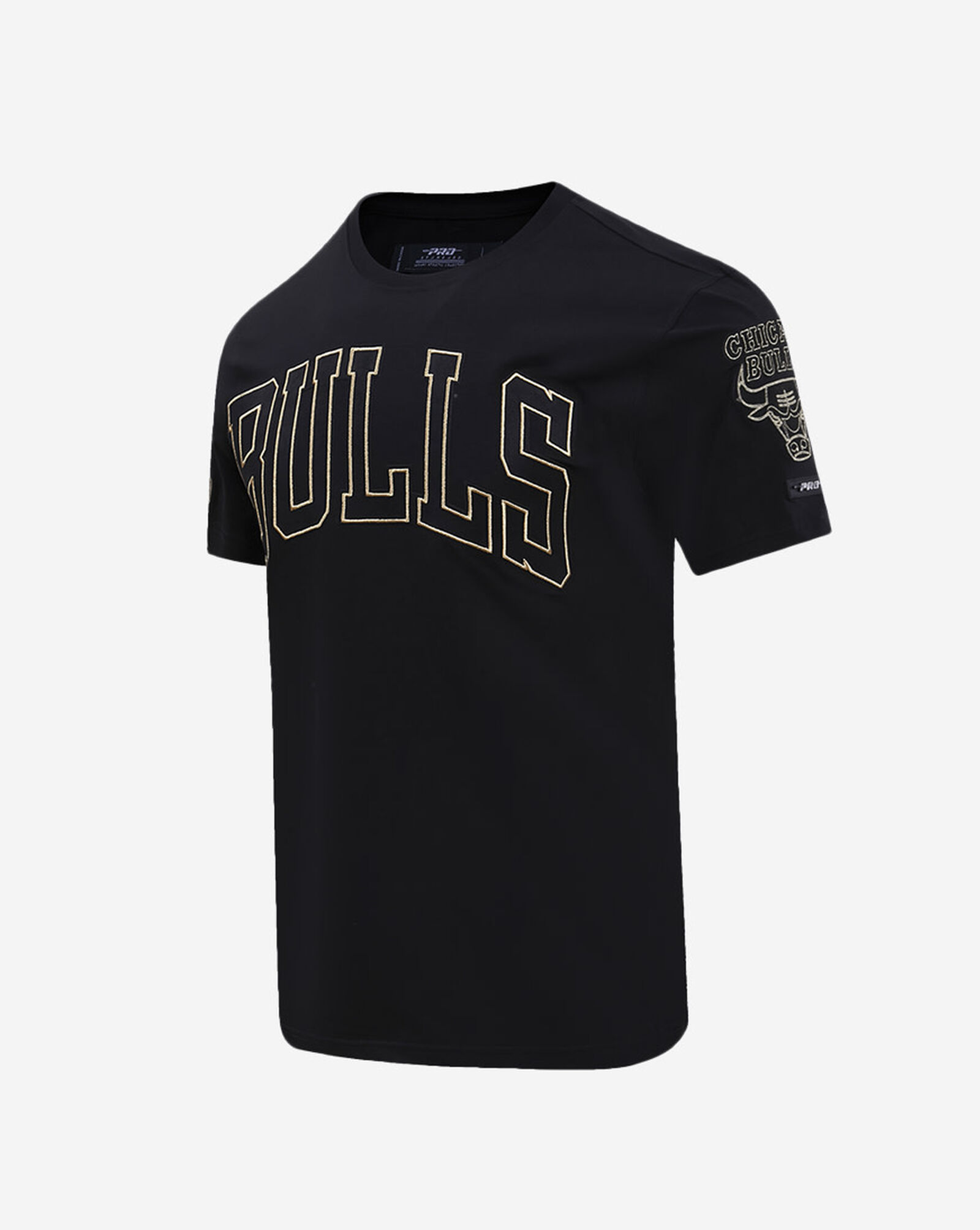 Shop PRO STANDARD Black and Gold Chicago Bulls Tee BCB1513571-BLK black ...