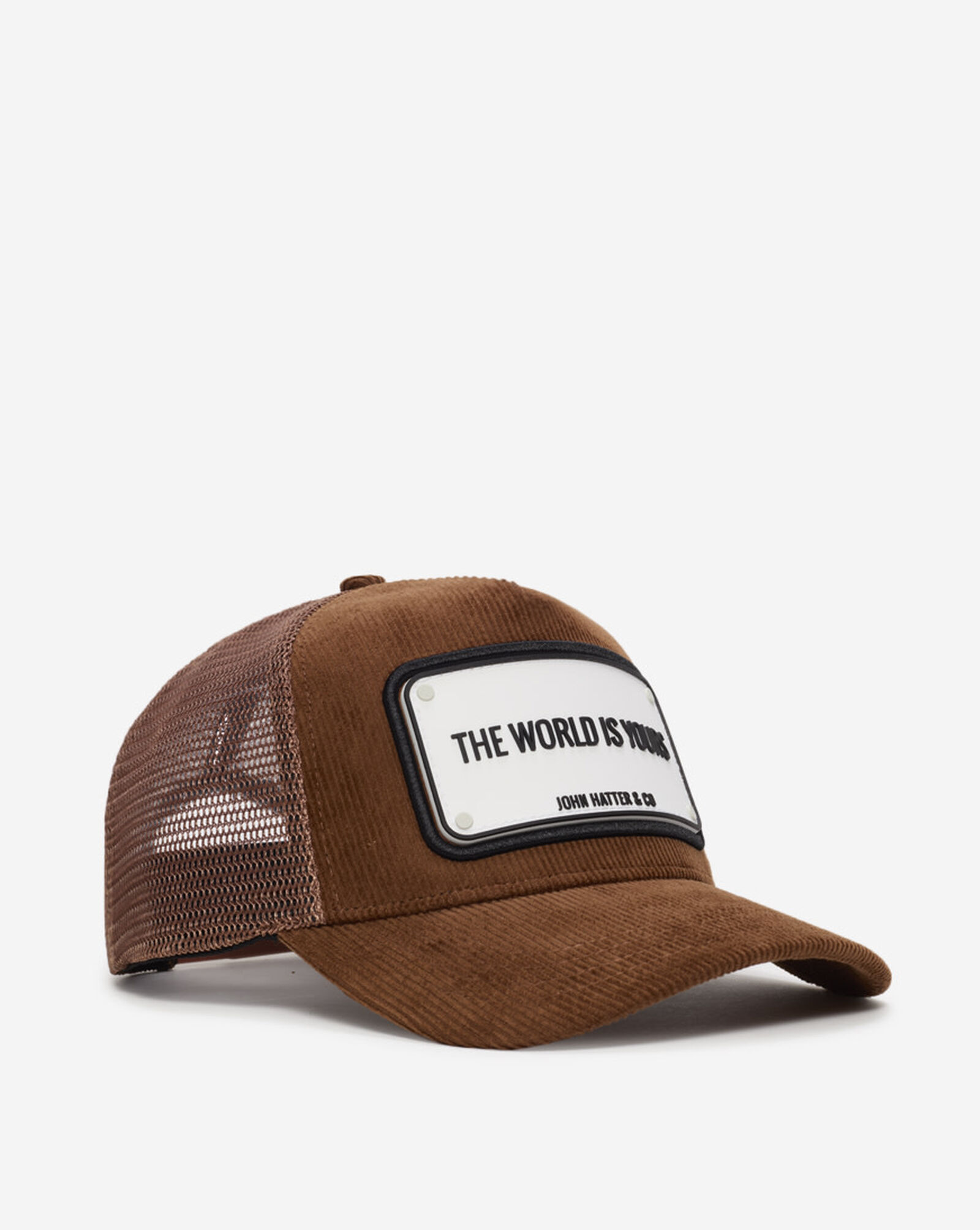 Shop John Hatter The World Is Your Trucker Hat R-1172-U00 brown ...