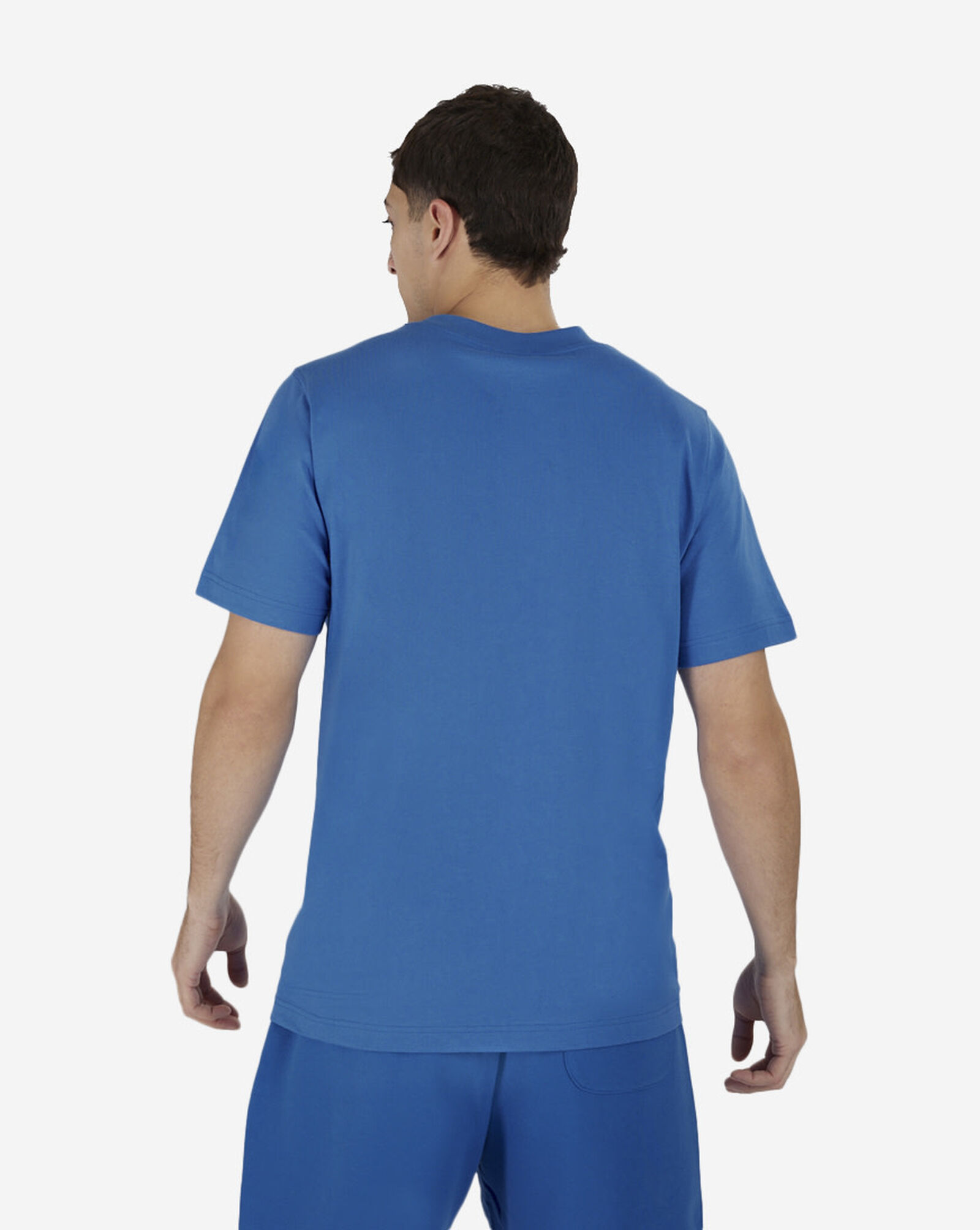 Shop New Balance Sports Essentials Logo T-Shirt MT41502-BUL blue ...
