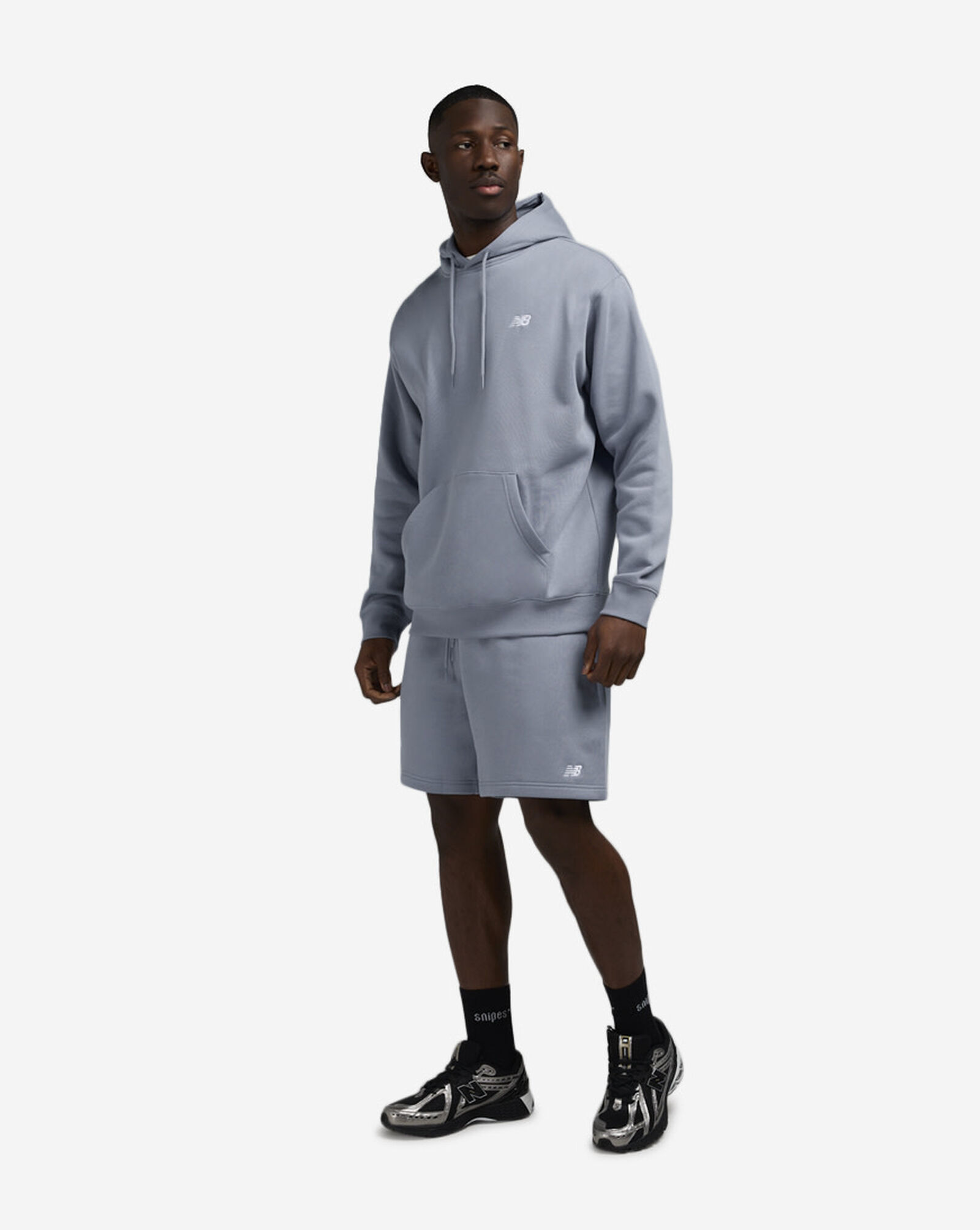 Shop New Balance Essentials Fleece Shorts MT41504-DUS blue | SNIPES USA
