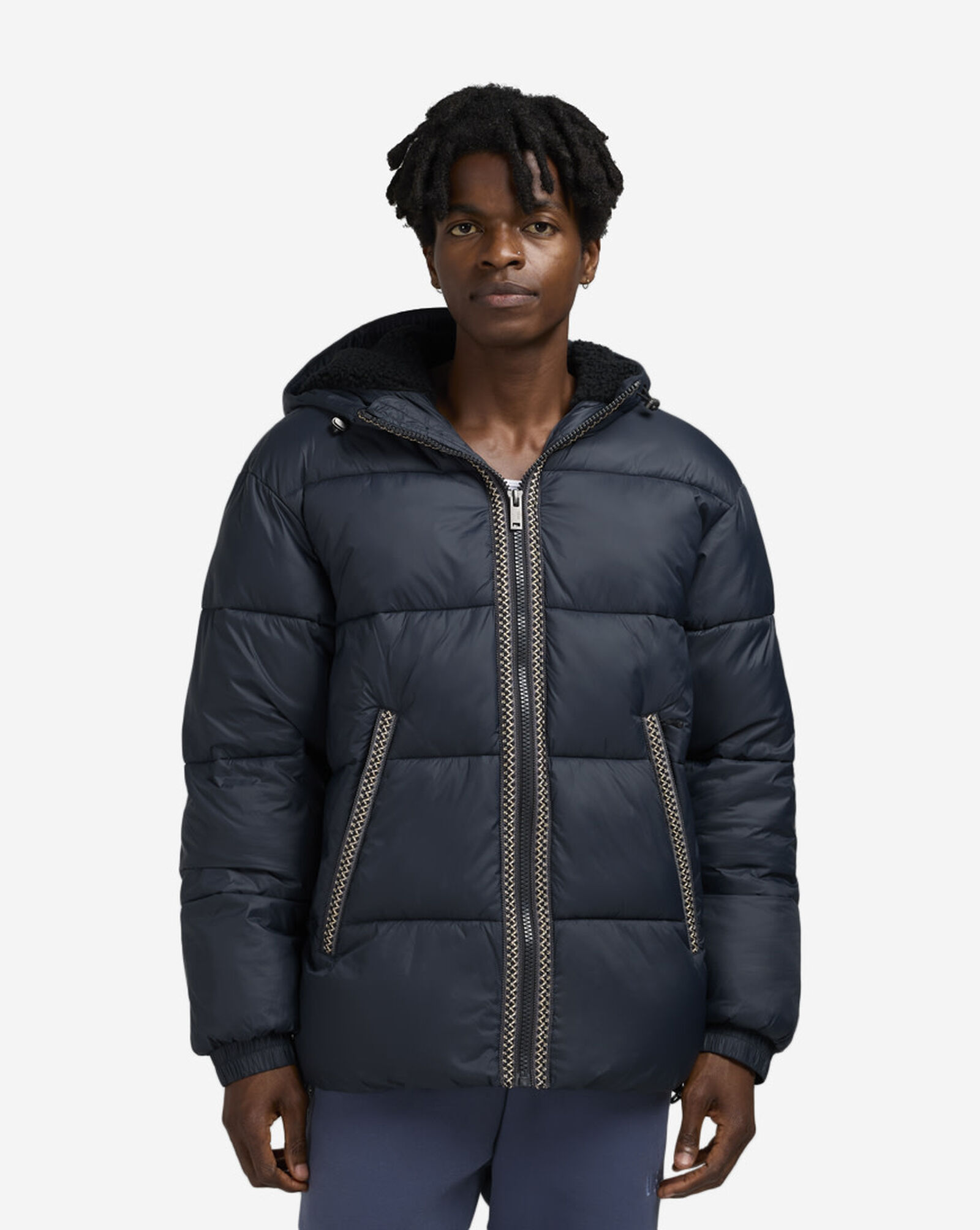 Shop UGG Xayden UGGbraid Puffer Jacket 1171452-BLK black | SNIPES USA