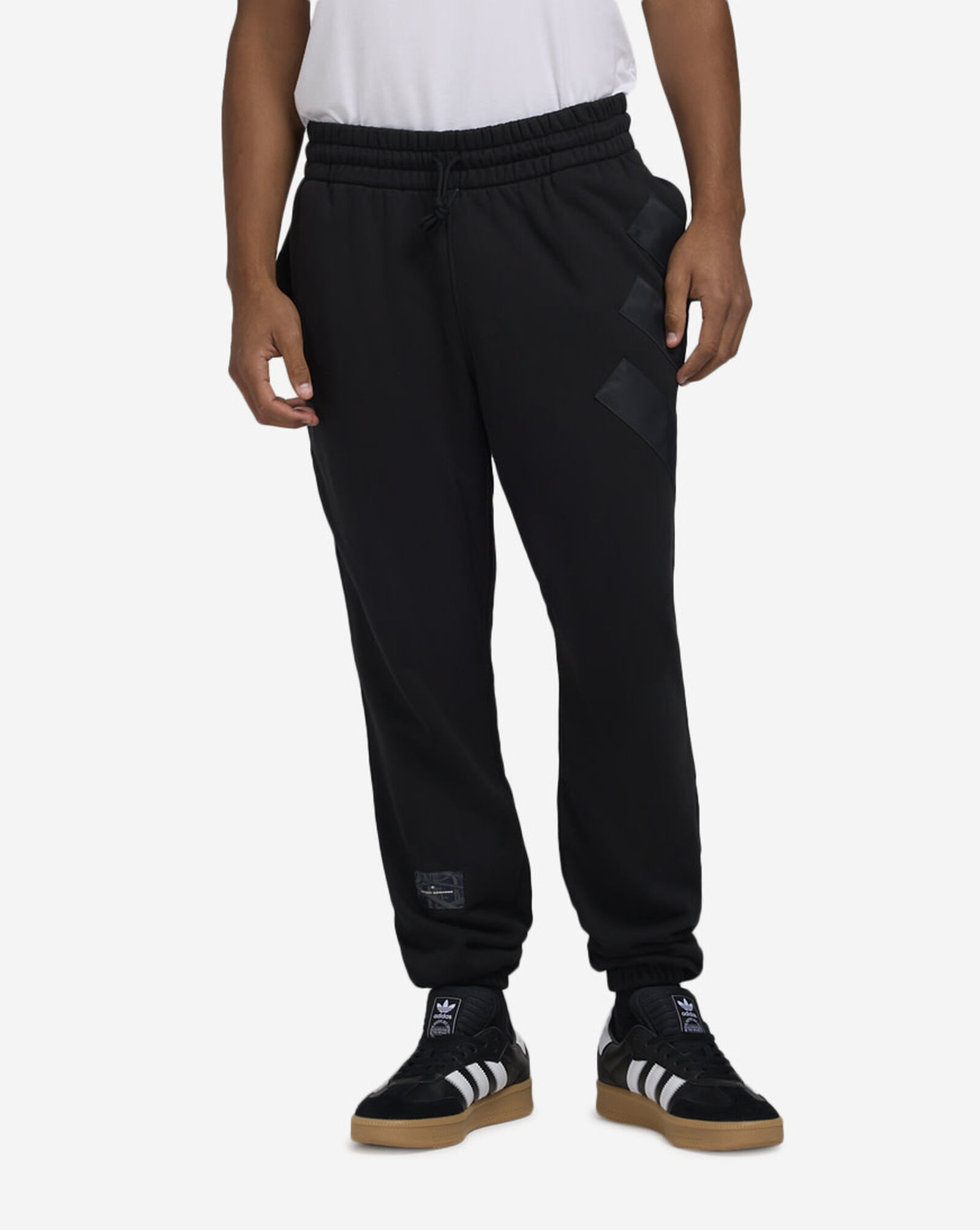 Shop adidas Anthony Edwards 1 LS Tracksuit Bottoms IW8058 black ...