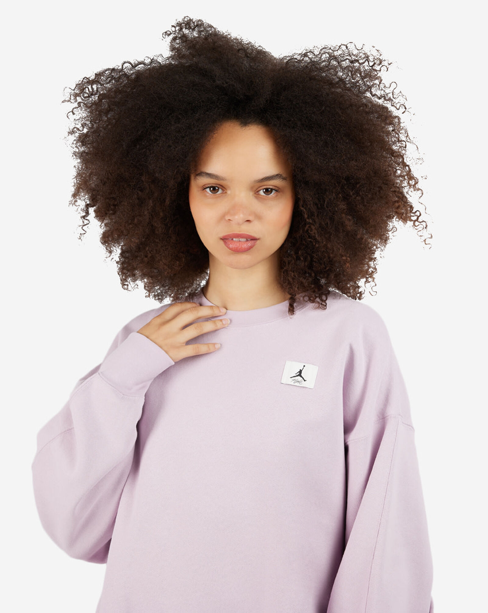 Shop Jordan Flight Fleece Crew DQ4599-576 purple | SNIPES USA