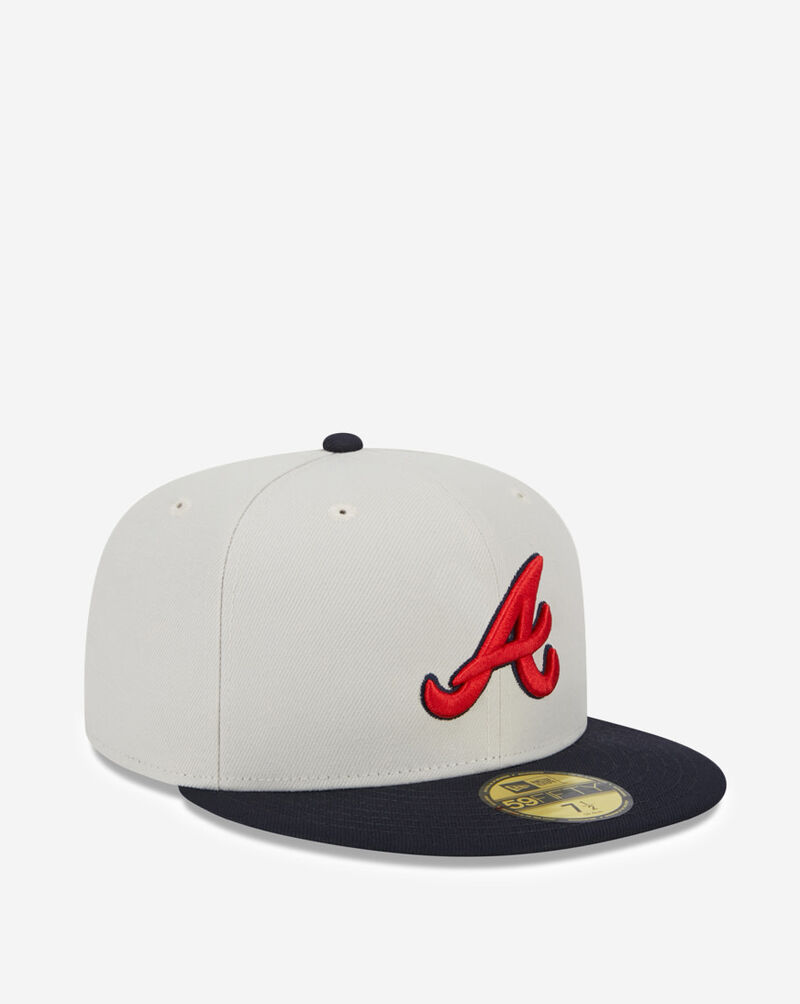 Shop New Era 59Fifty Atlanta Braves World Class Hat 60355960 beige ...