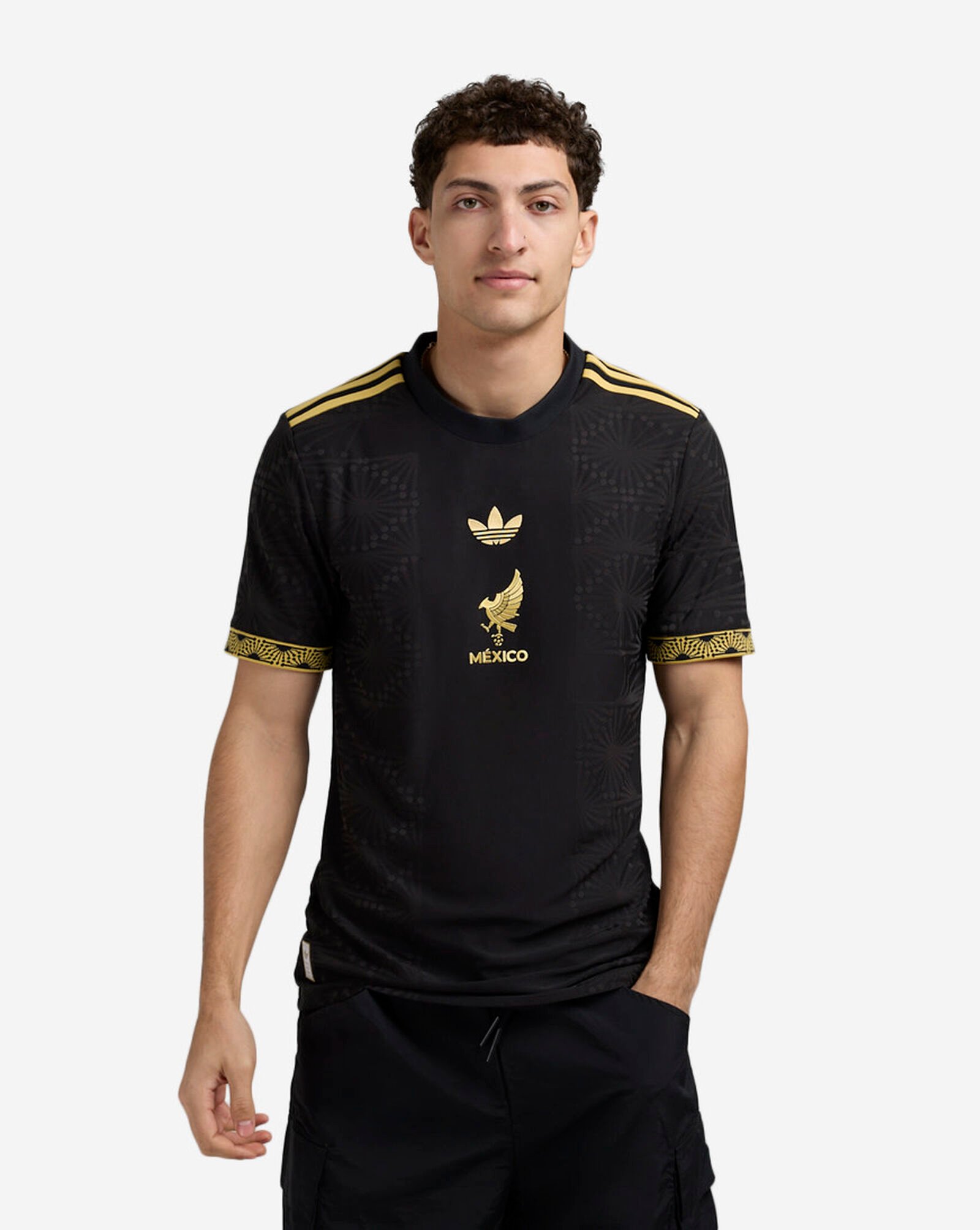 Shop adidas Mexico Gold Soccer Jersey JF2639 black | SNIPES USA