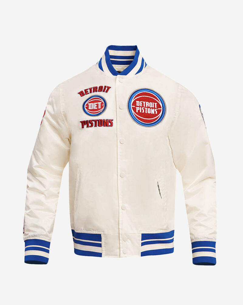 Shop PRO STANDARD Detroit Pistons Retro Classic Rib Satin Jacket ...
