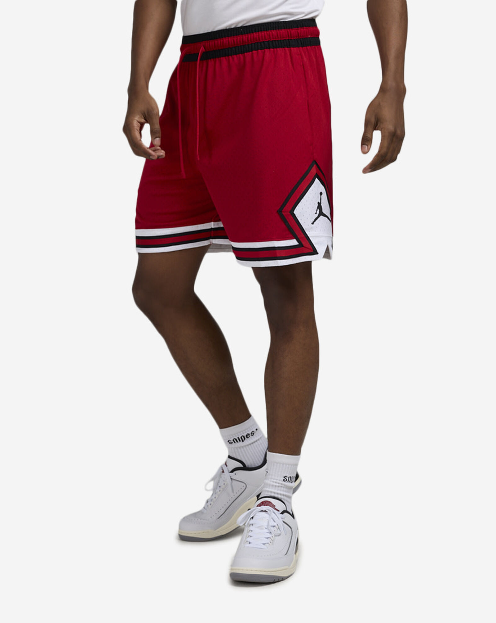 Shop Jordan Sport Dri-FIT Mesh Diamond Shorts HF9910-687 red | SNIPES USA