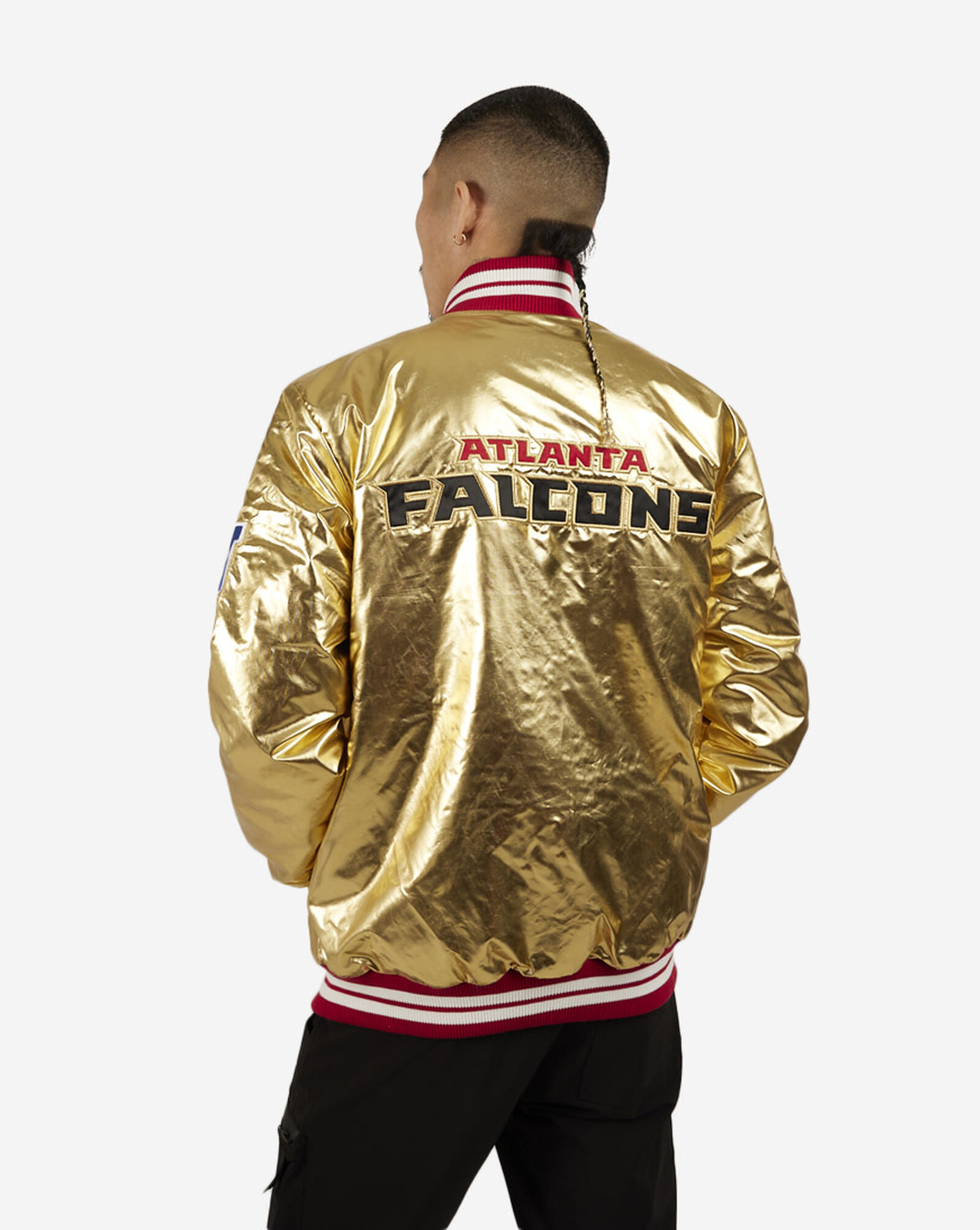 Shop Starter Atlanta Falcons Satin Jacket LS300853-FAL gold | SNIPES USA