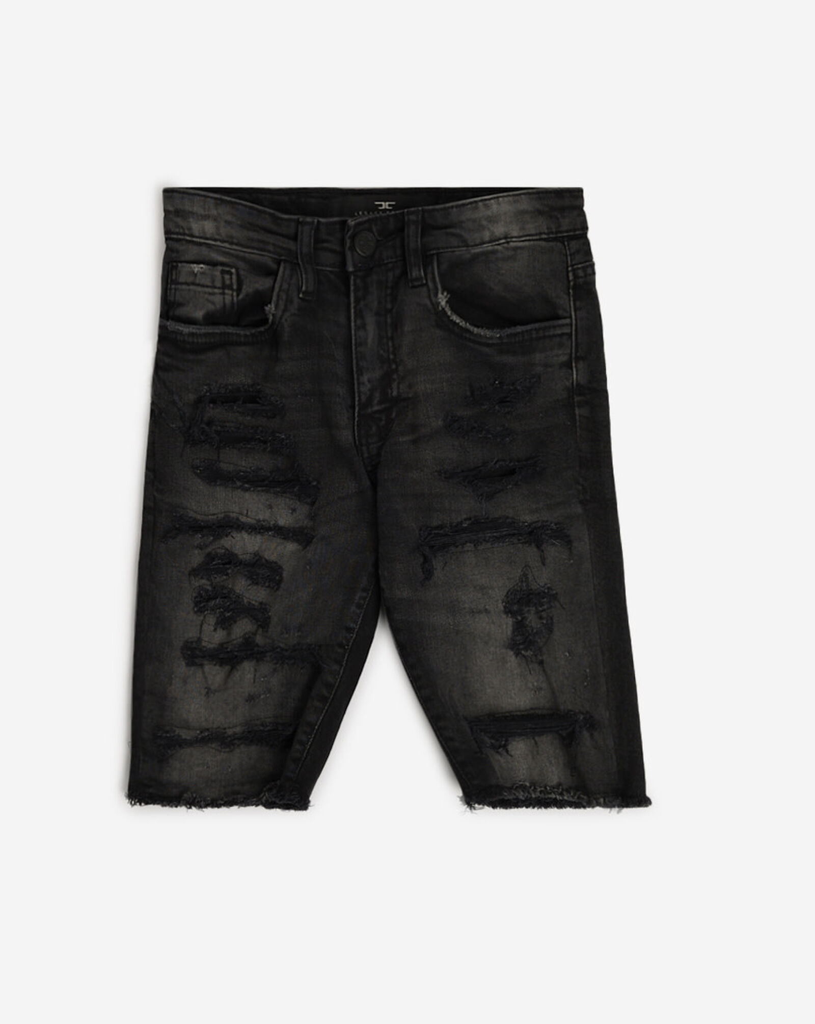 Shop Jordan Craig Kids' Distressed Shorts (8-16) J331SB-INDUSBLK black ...