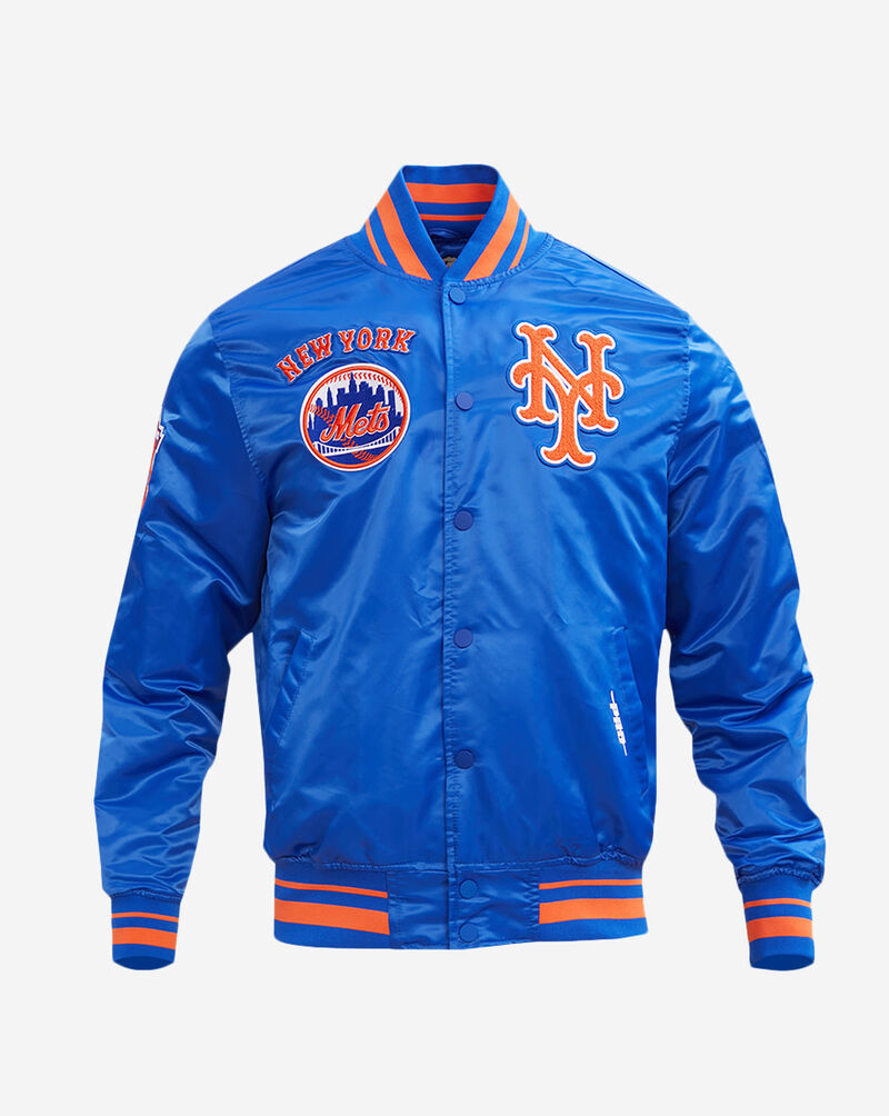 Shop PRO STANDARD New York Mets Retro Classic Rib Satin Jacket ...