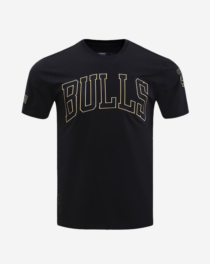 Shop PRO STANDARD Black and Gold Chicago Bulls Tee BCB1513571-BLK black ...