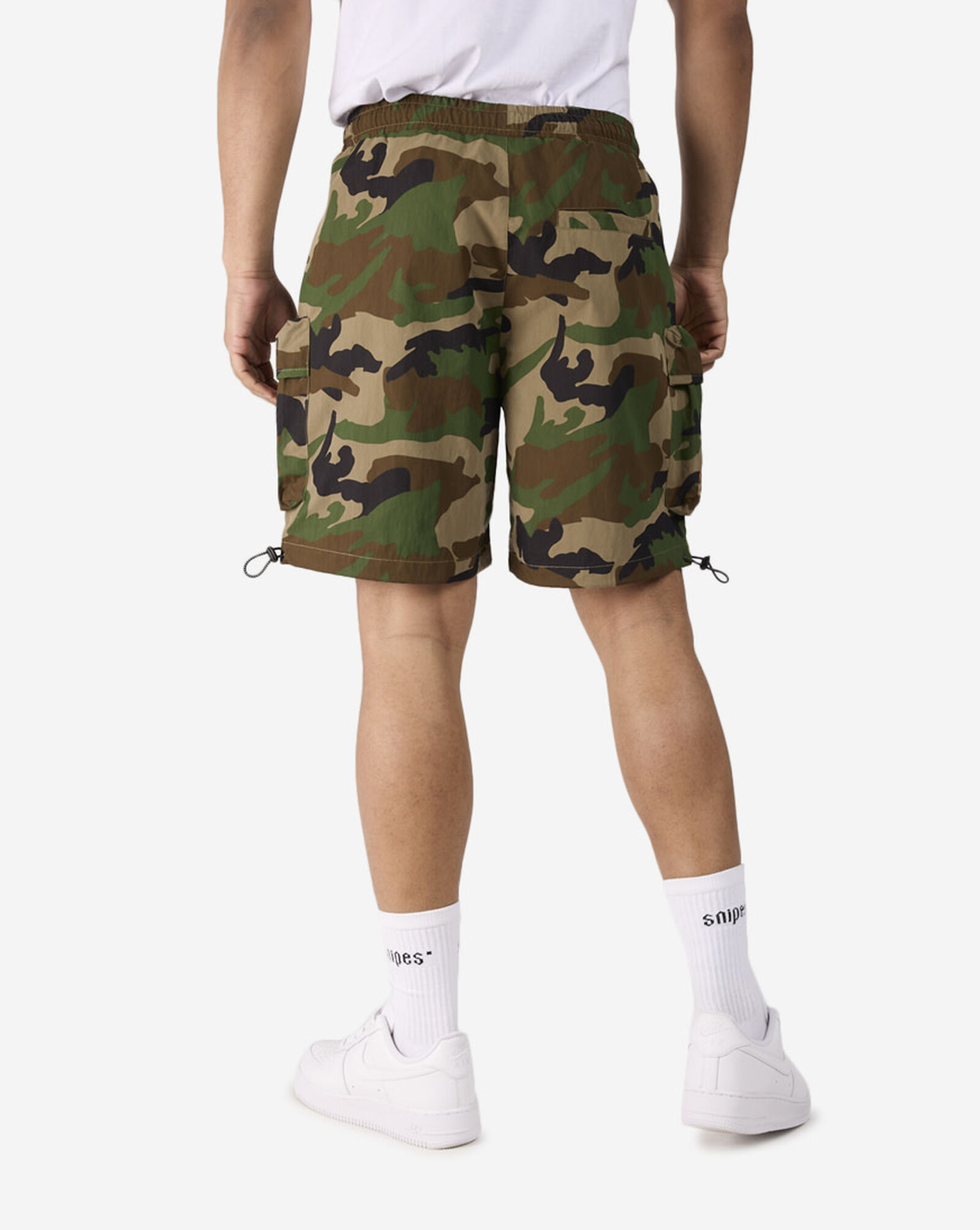 Shop Smoke Rise Nylon Cargo Shorts WS24288SN-CAM camo | SNIPES USA