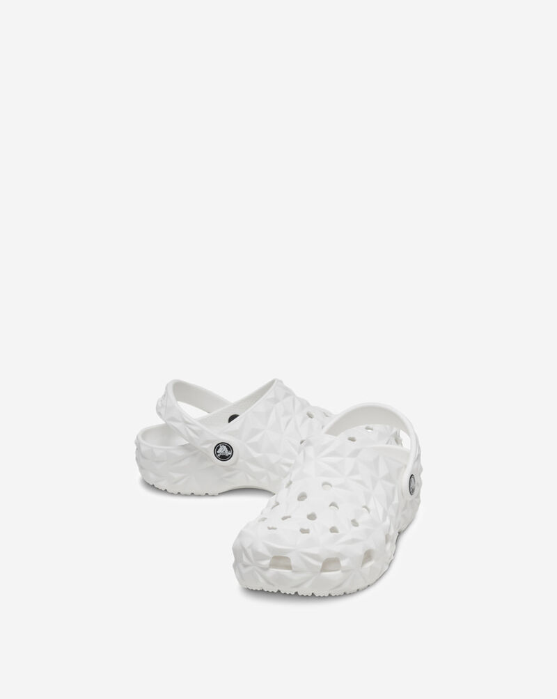 Shop Crocs Pre-School Classic Geometric Clog 209572-100 white | SNIPES USA
