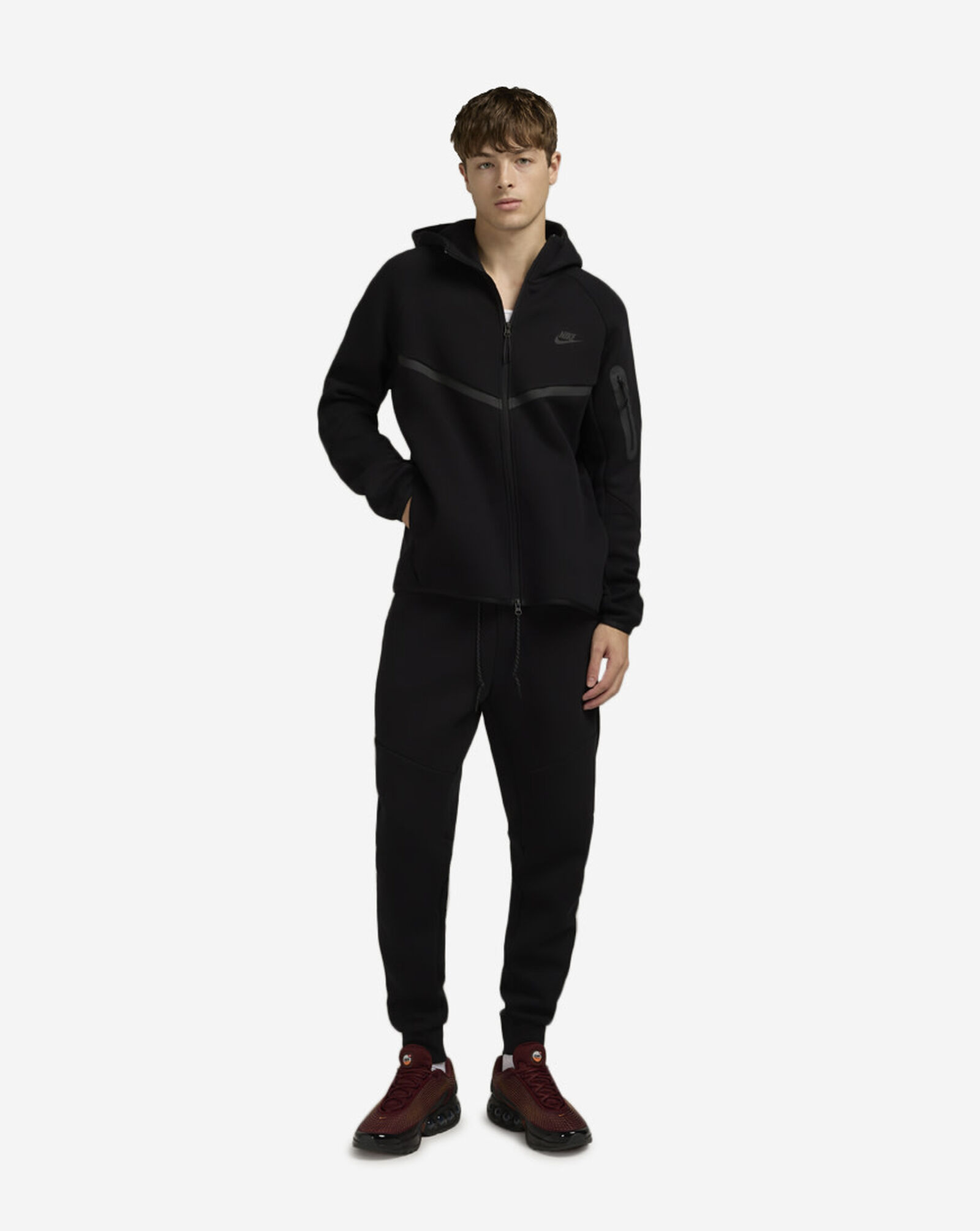 Shop Nike Tech Fleece Joggers HV0959-010 black | SNIPES USA