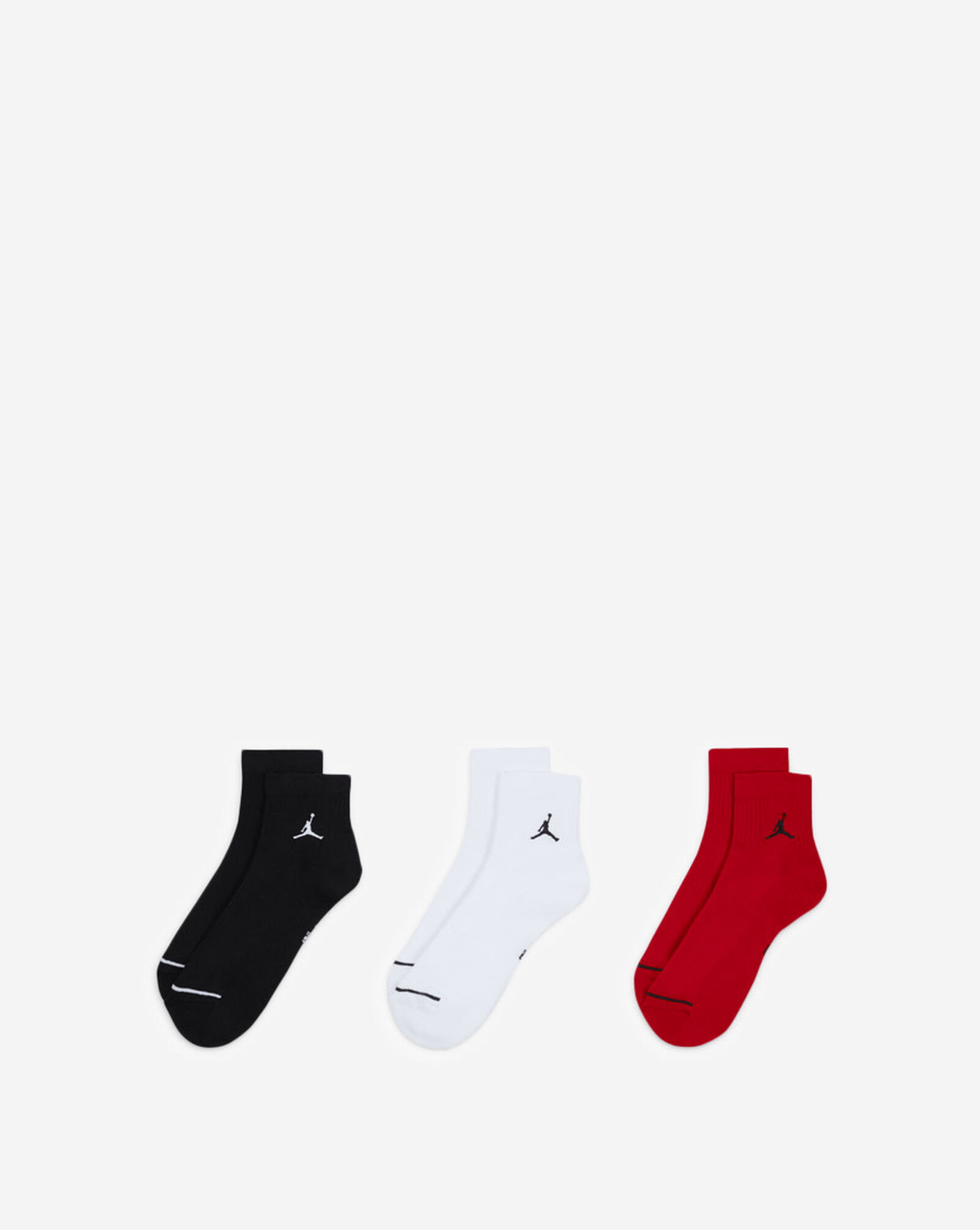 Shop Jordan Everyday 3PK Ankle Socks DX9655-902 multi | SNIPES USA