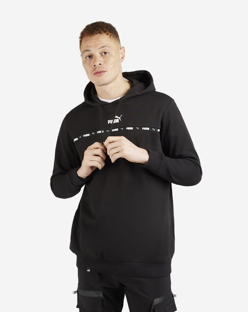 Shop PUMA Power Tape Hoodie 672148-01 black | SNIPES USA