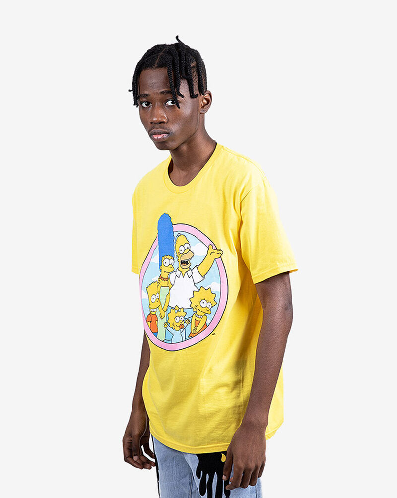 Shop Graphic Tees Simpsons Circle Sky Tee SJTS03BMSC yellow | SNIPES USA