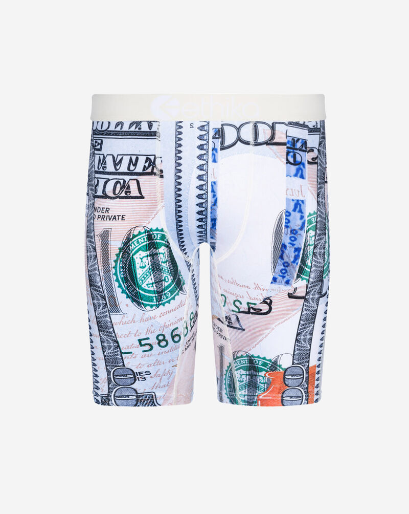 Shop Ethika Blue Hunnids Briefs Blst2340 Multi Snipes Usa