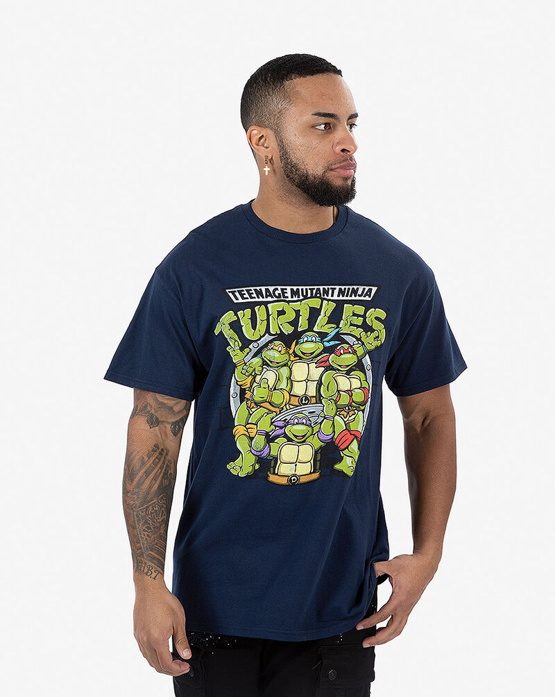 Shop Graphic Tees Teenage Mutant Ninja Turtles Tee NJSNC66 blue | SNIPES USA