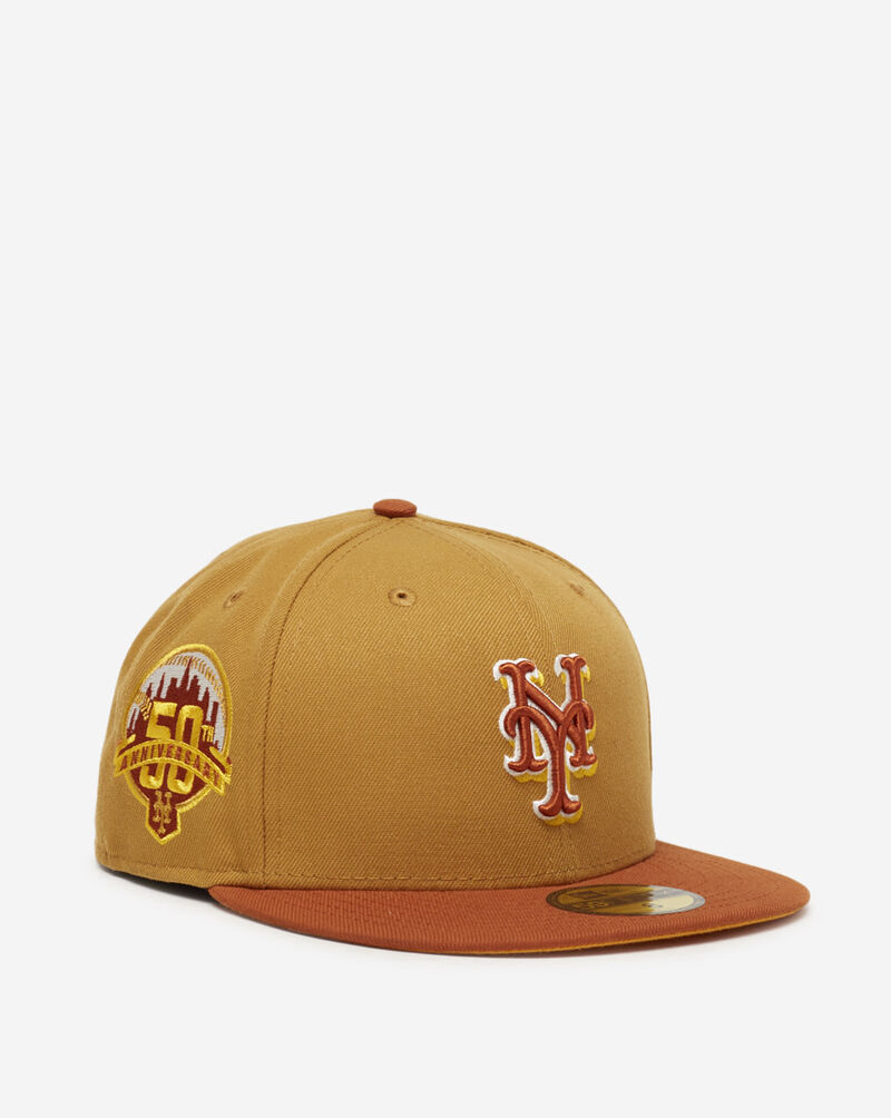 Shop New Era 59Fifty New York Mets Fall Back Hat 70720928 brown ...