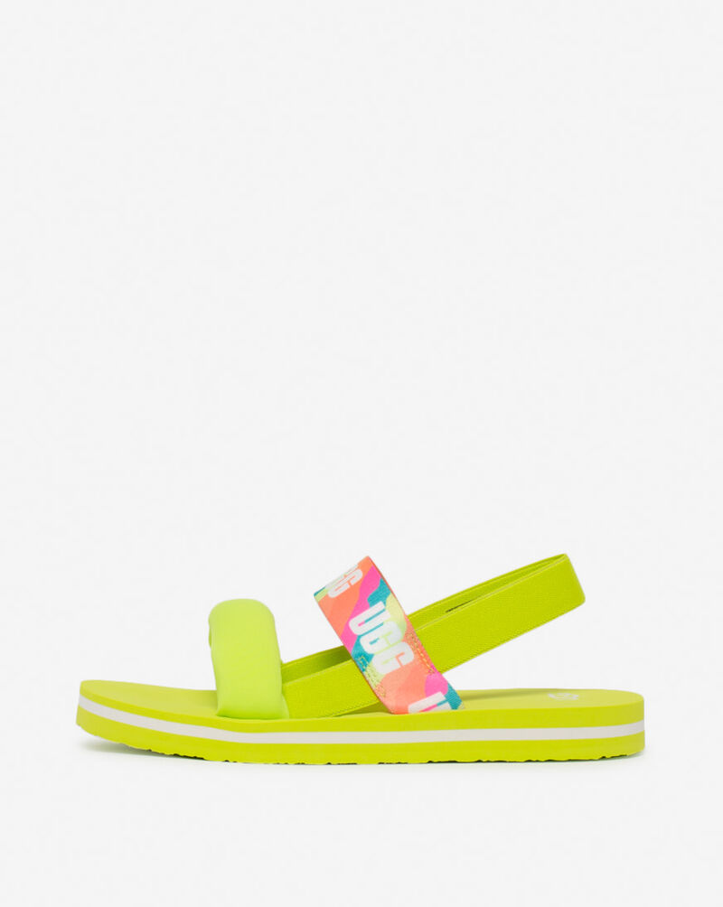 Shop UGG Grade School Zuma Sling Slides 1126932KSLFR green | SNIPES USA