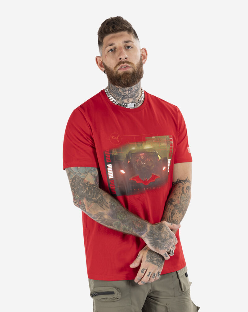 Shop PUMA Batman Graphic Tee 534727-11 red | SNIPES USA