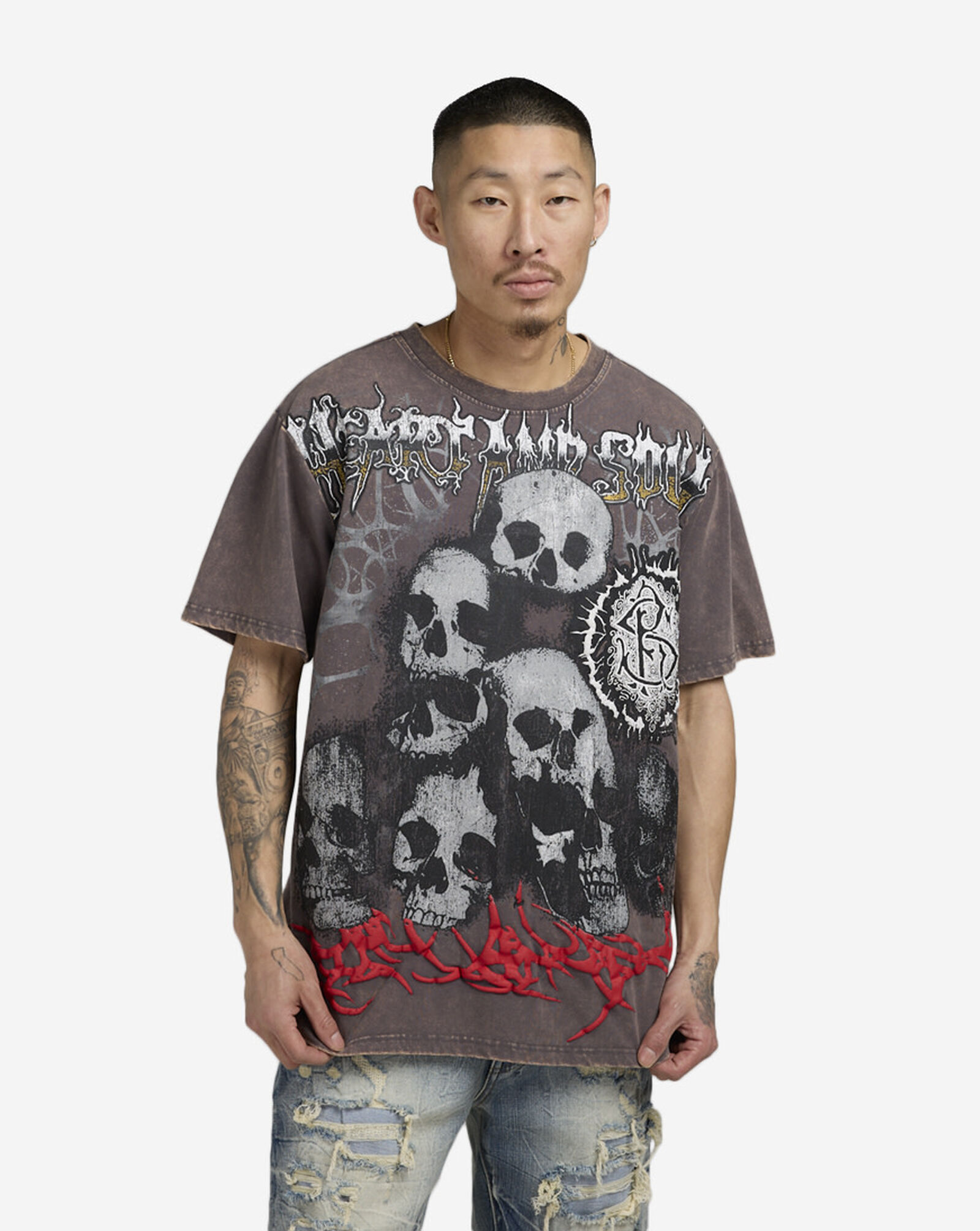 Shop Smoke Rise Dystopia Fashion Tee KT25159SN-PAV purple | SNIPES USA