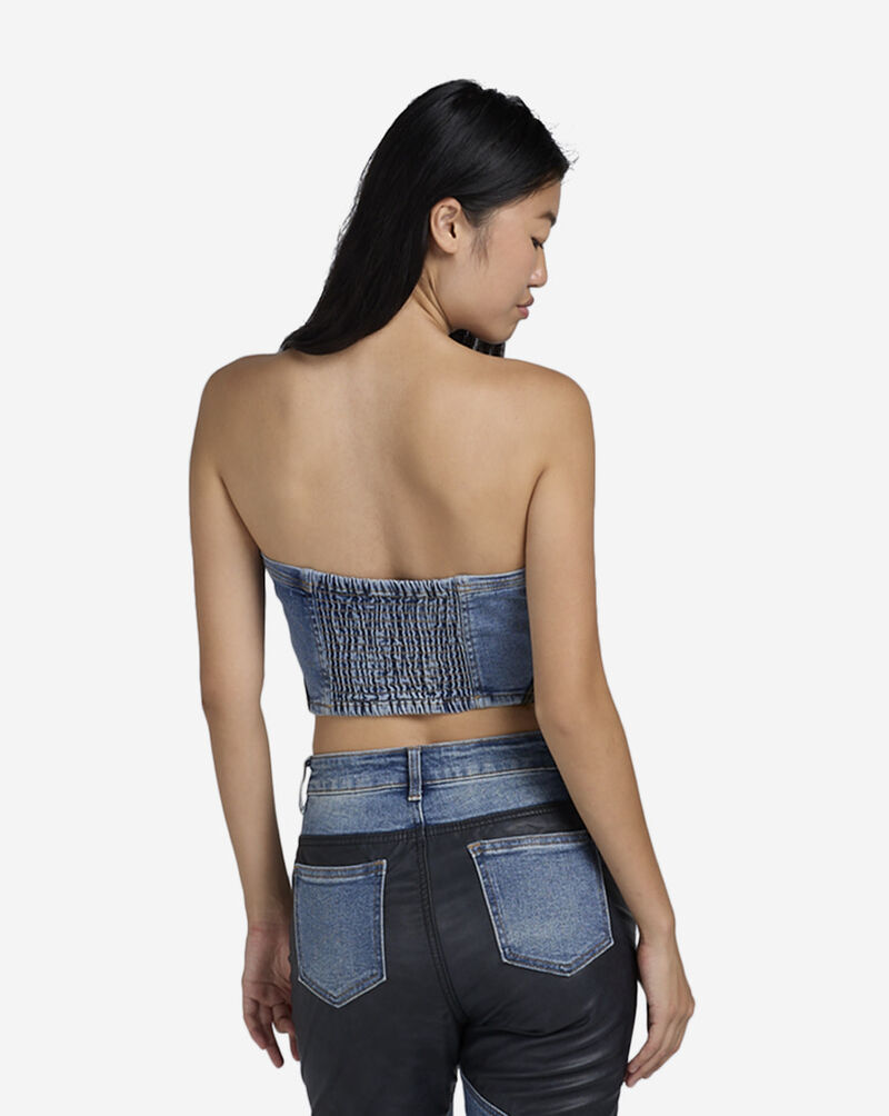 Shop First Row Denim Bustier FRLT3004SN-MED multi | SNIPES USA