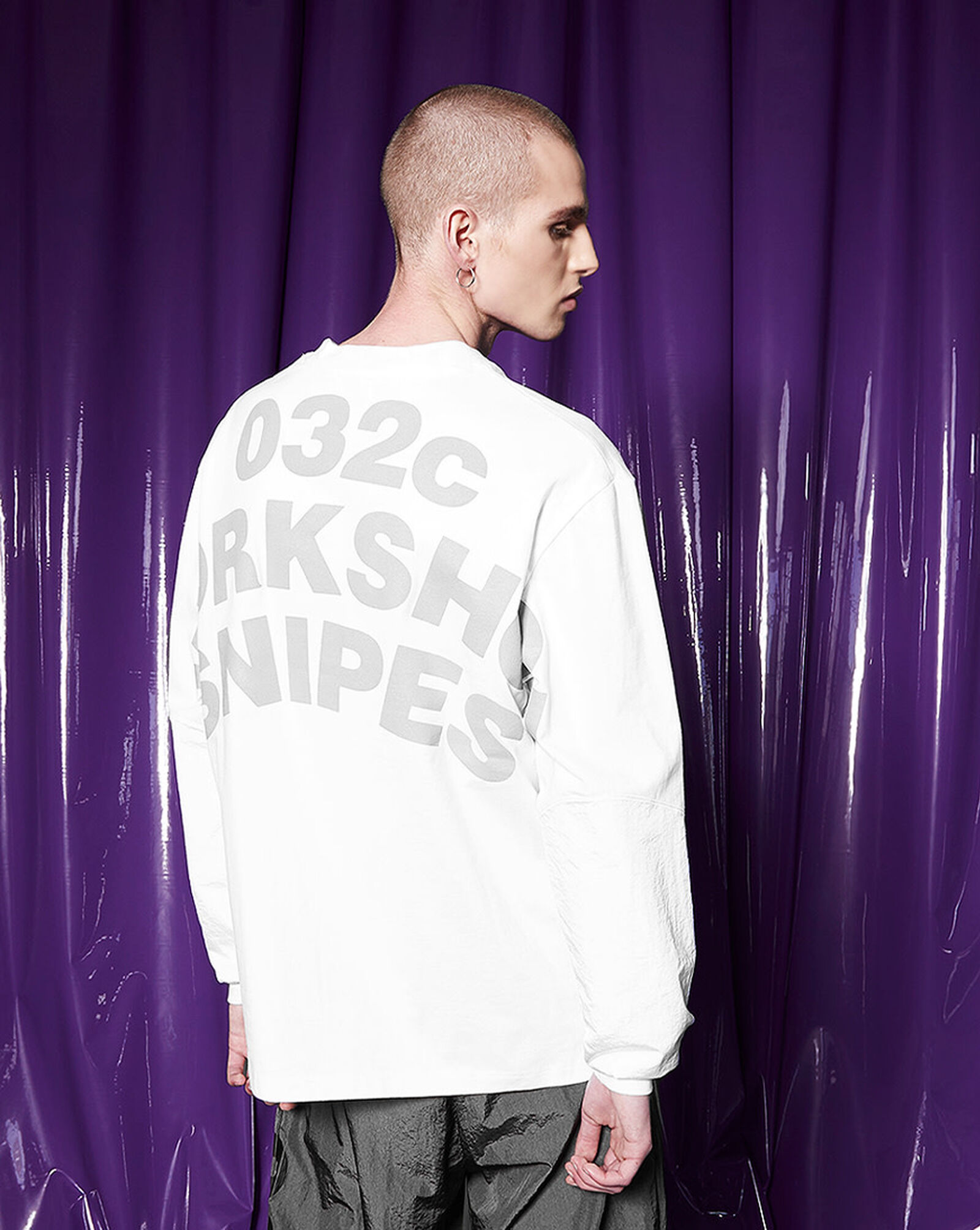 Shop SNIPES 032c WORKSHOP x SNIPES Long Sleeve Tee SFM213-006-1 white | SNIPES USA