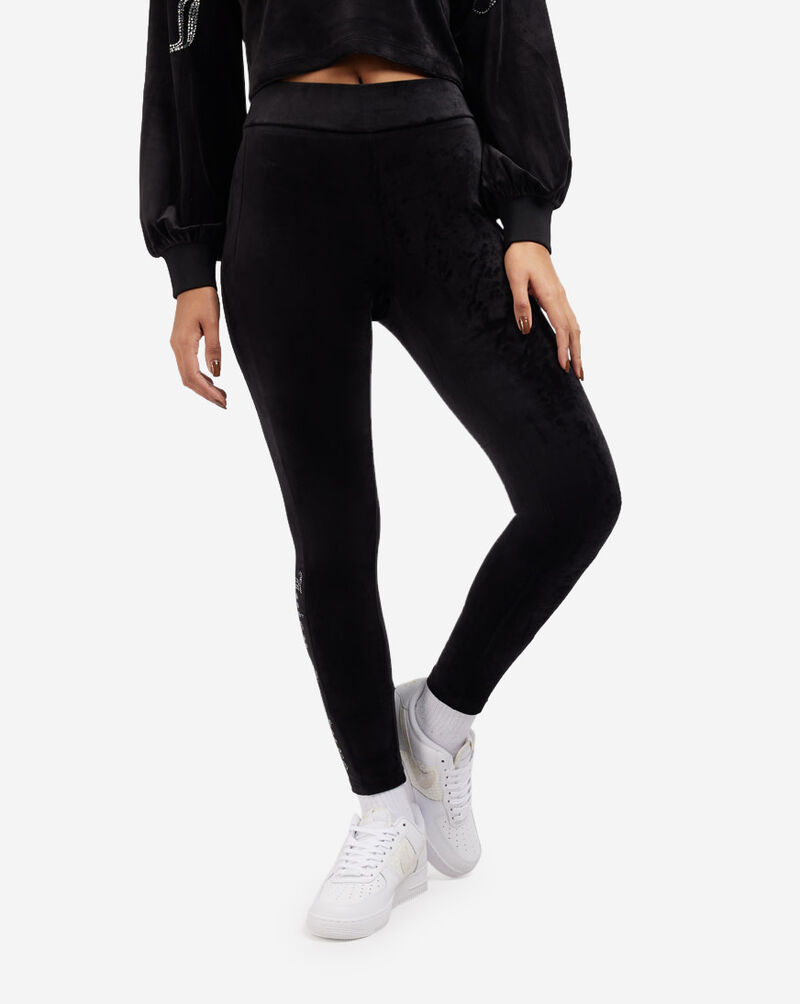 Shop Juicy Couture Velour Leggings 110008842-J0002 black | SNIPES USA