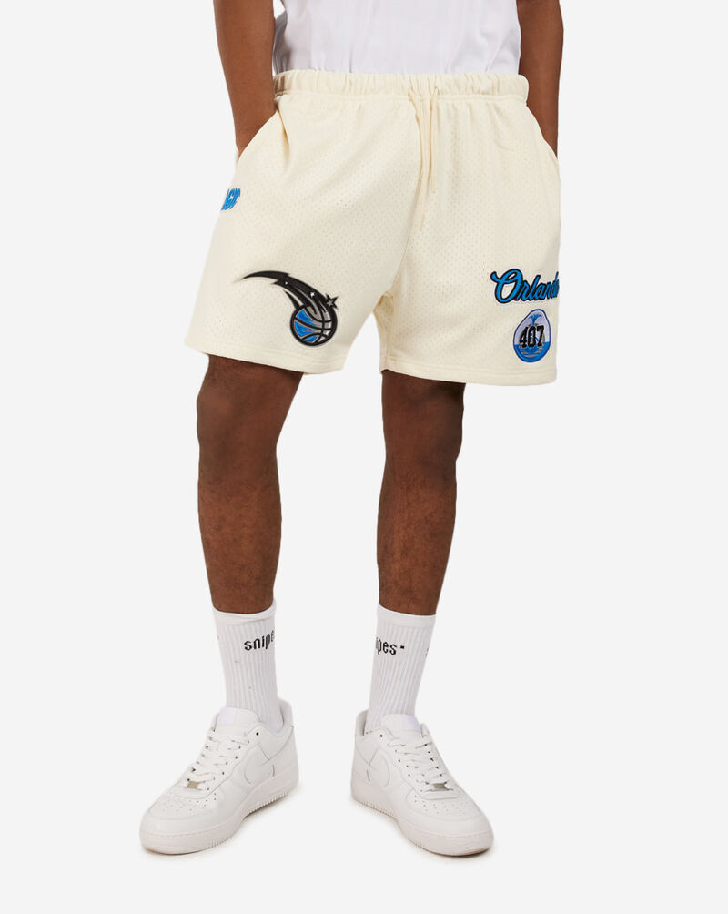 Shop PRO STANDARD Orlando Magic Area Code Mesh Shorts BOM3515661-EGG ...