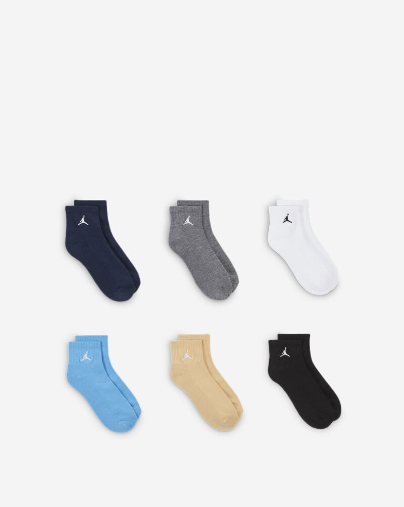Shop Jordan Everyday 6 Pack Ankle Socks BJ0593-695 multi | SNIPES USA