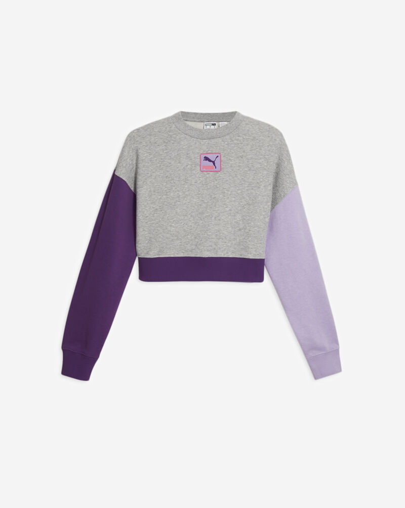 Shop PUMA Trail Mix Classics Crewneck 62312004 grey | SNIPES USA