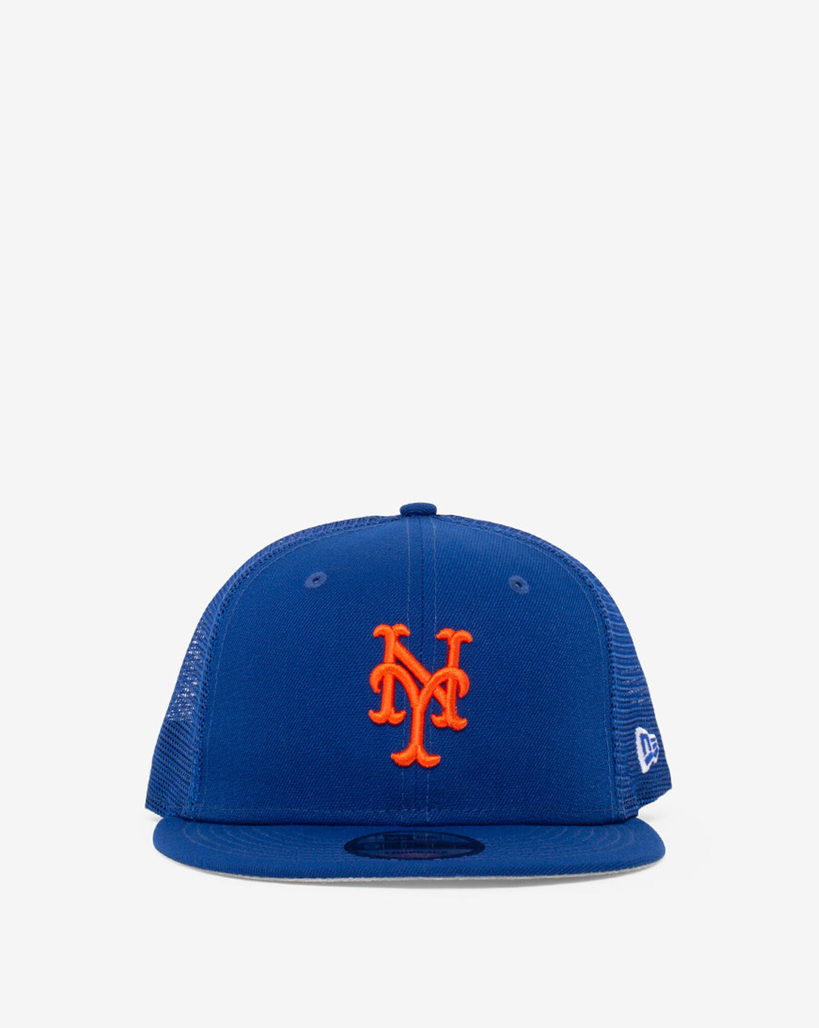 Shop New Era 9Fifty New York Mets Classic Trucker Hat 60116803 blue ...