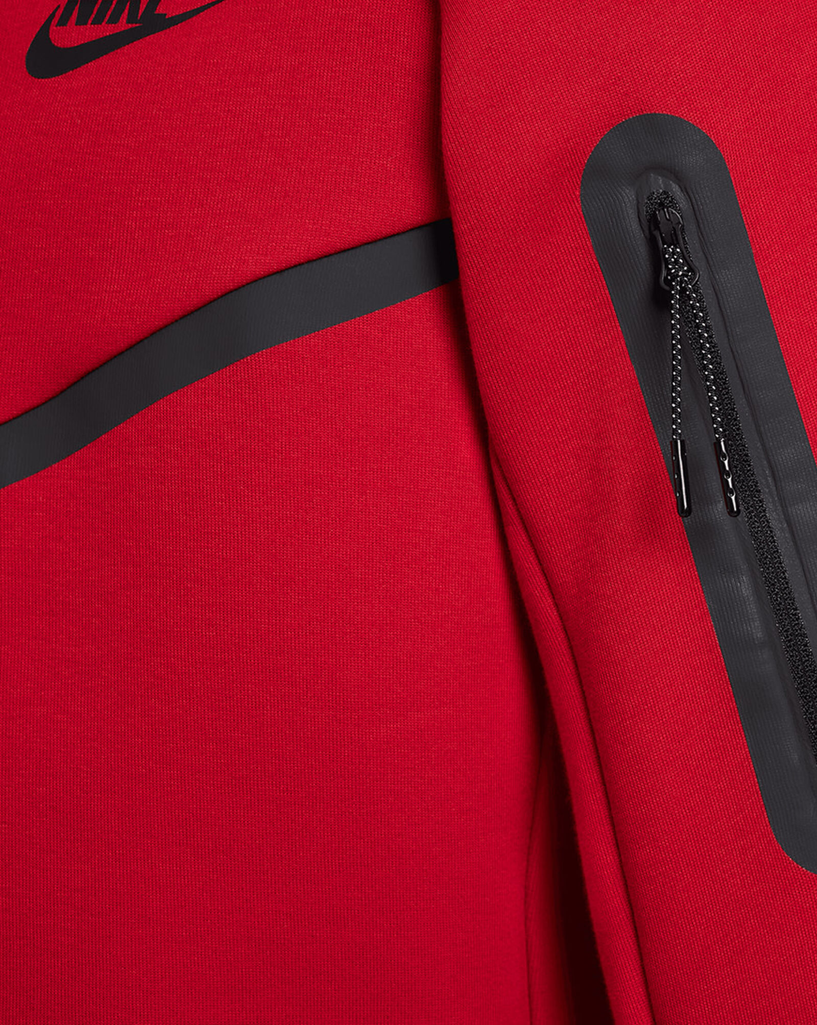Shop Nike Tech Fleece Full-Zip Hoodie HV0949-687 red | SNIPES USA