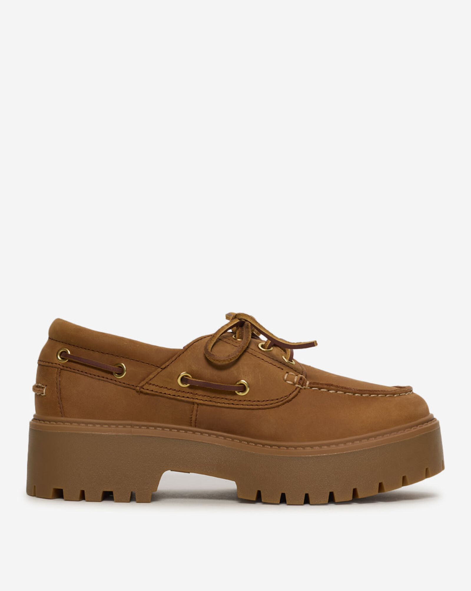 Shop Timberland Stone Street Platform Boat Shoe TB0A2GVFEM7 beige ...