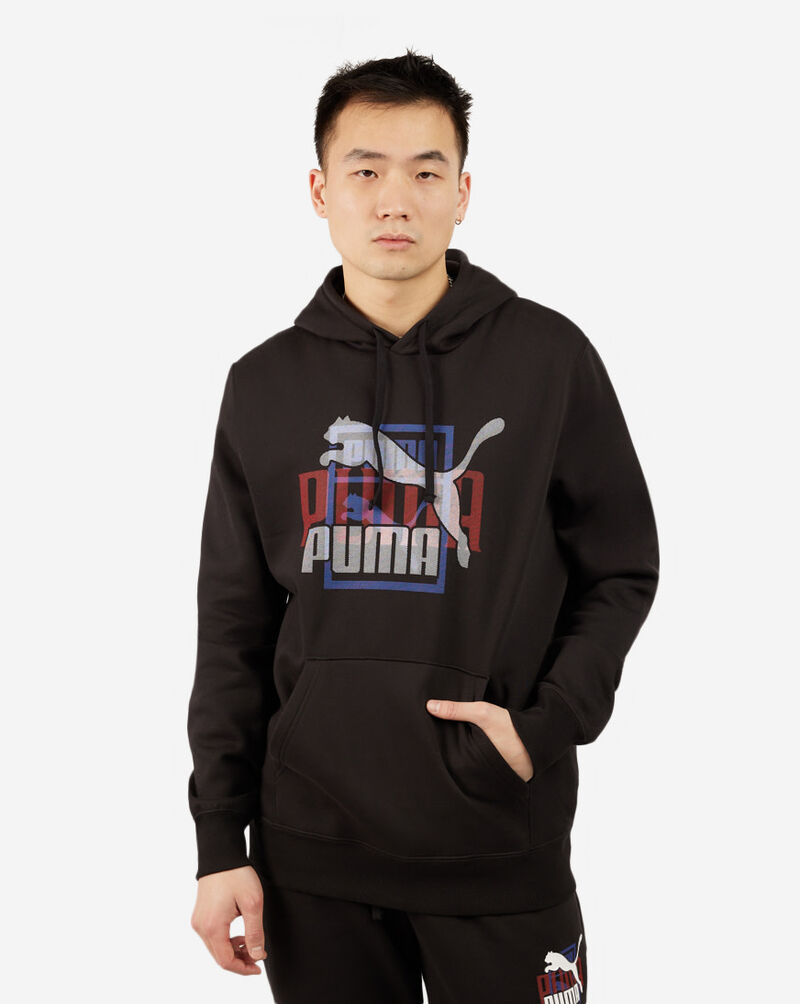Shop PUMA Classics Gen Graphic Hoodie 53818201 black | SNIPES USA