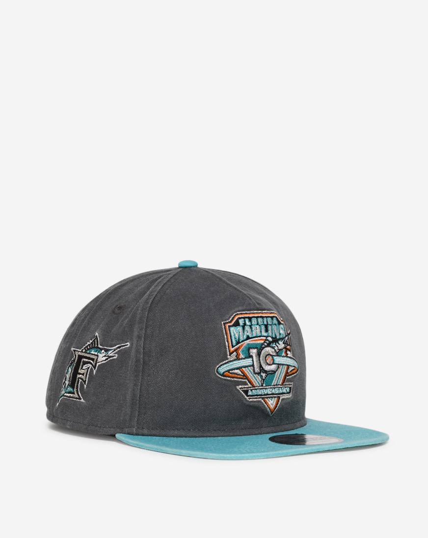 Shop New Era Florida Marlins Pigment Dyed Golfer Hat Shop New Era Florida Marlins Pigment Dyed Golfer Hat
