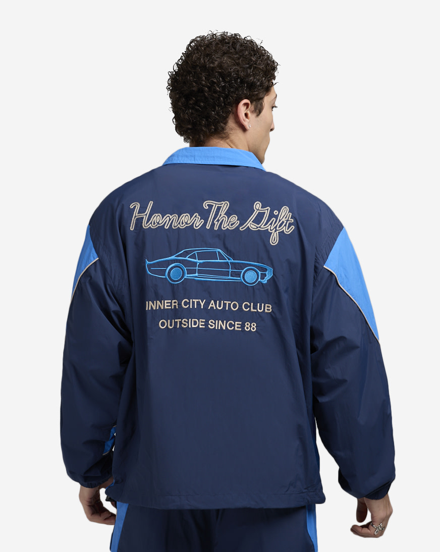 Shop Honor The Gift Honor Inc Jacket HTG250164-BLU blue Shop Honor The Gift Honor Inc Jacket HTG250164-BLU blue