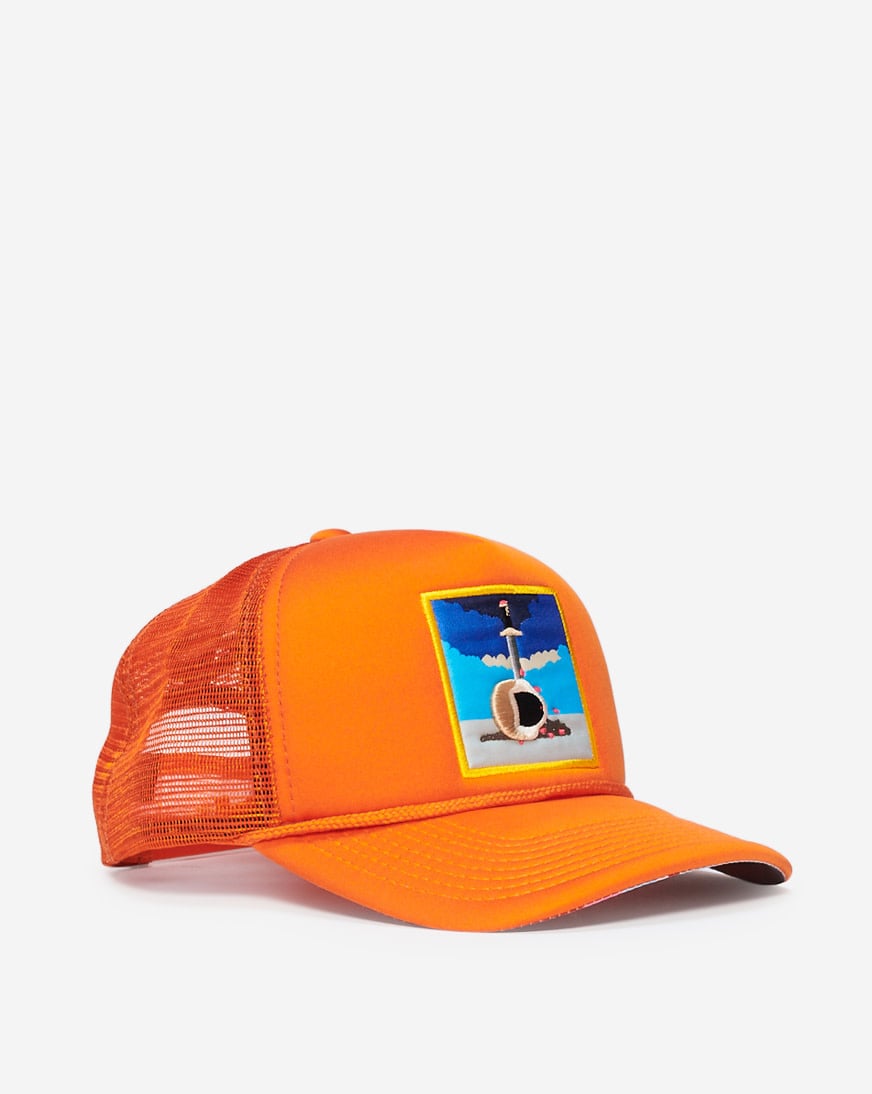 Shop Field Grade Cut Canvas x Kurve King Trucker 1003652 orange ...