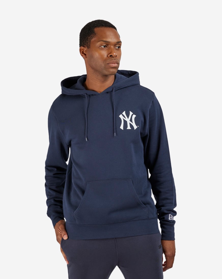 Shop New Era New York Yankees City Cluster Hoodie 13027598 blue ...