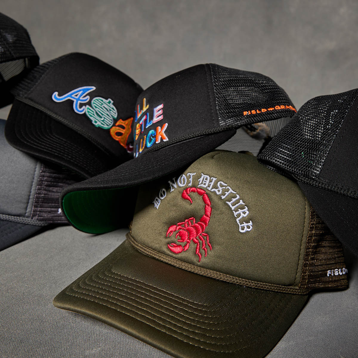 Shop Field Grade Demon Time Foam Trucker Hat 1004319 white | SNIPES USA